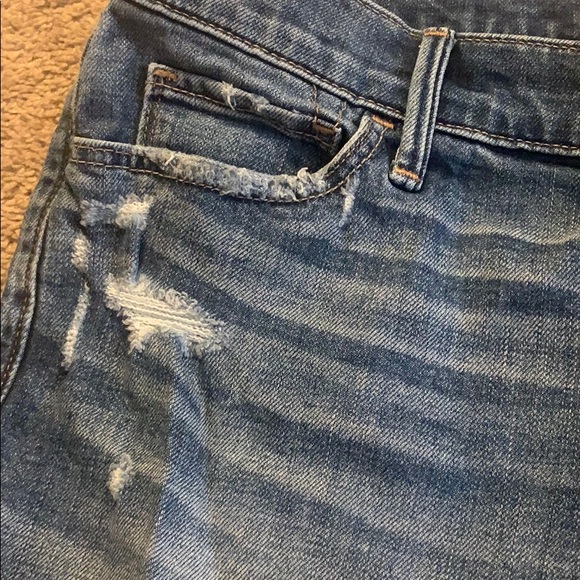 Abercrombie & Fitch | Shorts | Abercrombie Low Rise Ripped Denim Shorts ...